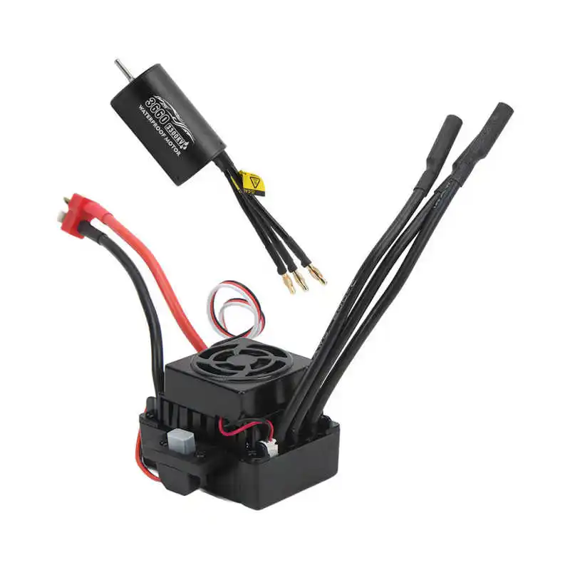 3660 3300KV Brushless Motor Waterproof RC Brushless Motor for 1/10 RC ...