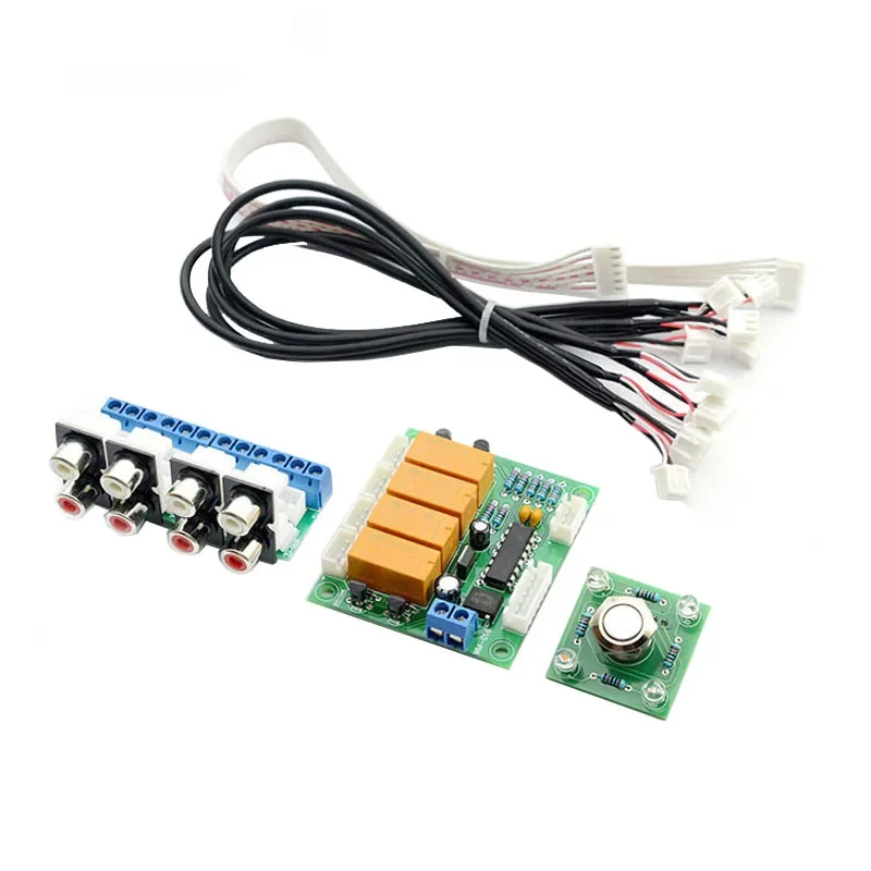 DLHiFi-Relay-4-Way-Audio-Switch-Relay-Input-Signal-Selector-Switching ...