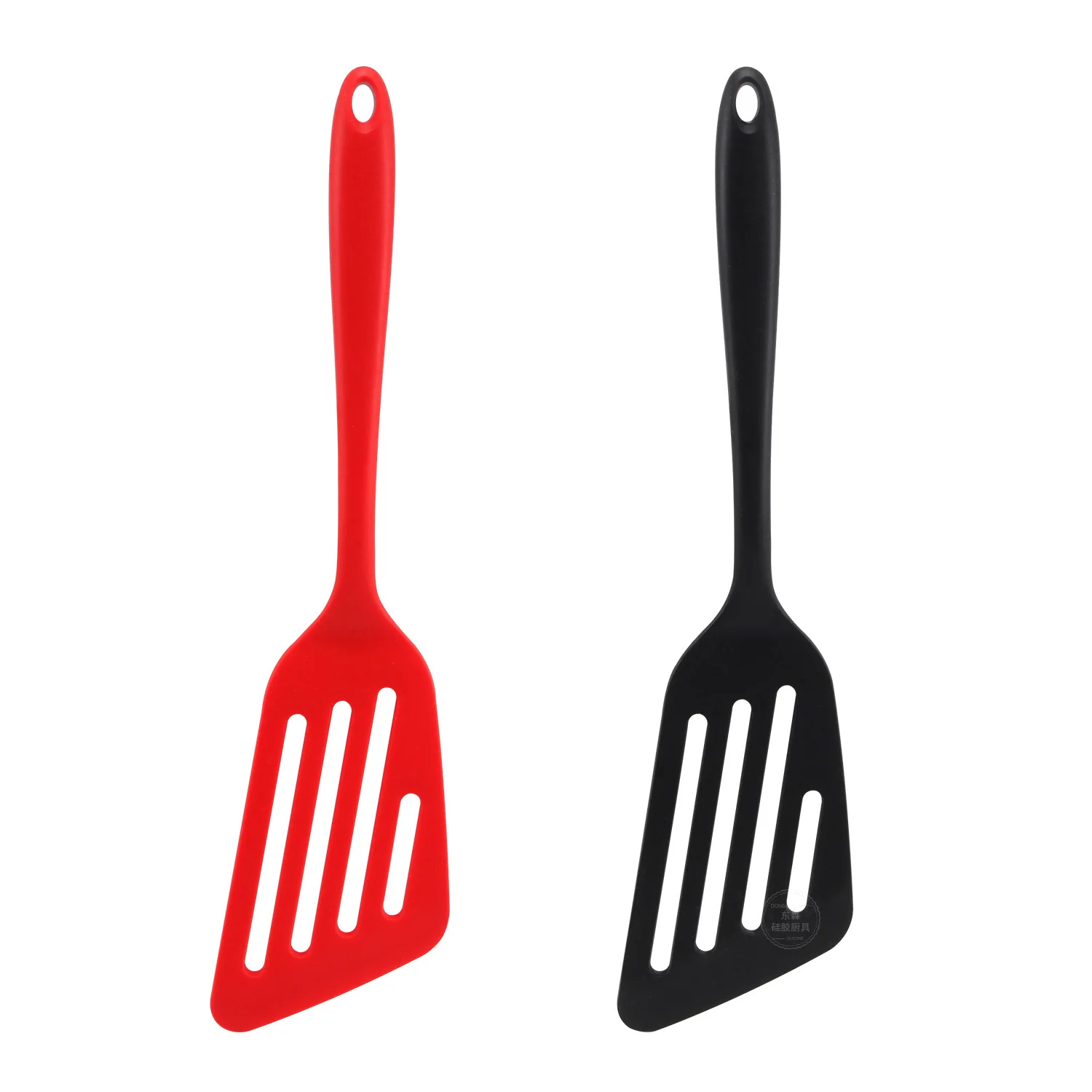 Stainless Steel Silicone Cooking Spatula Deep Frying Pan Noodle Silica ...
