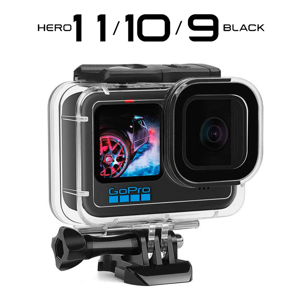 60m Waterproof Case For Gopro Hero 9 Black Protective Diving Underwater ...