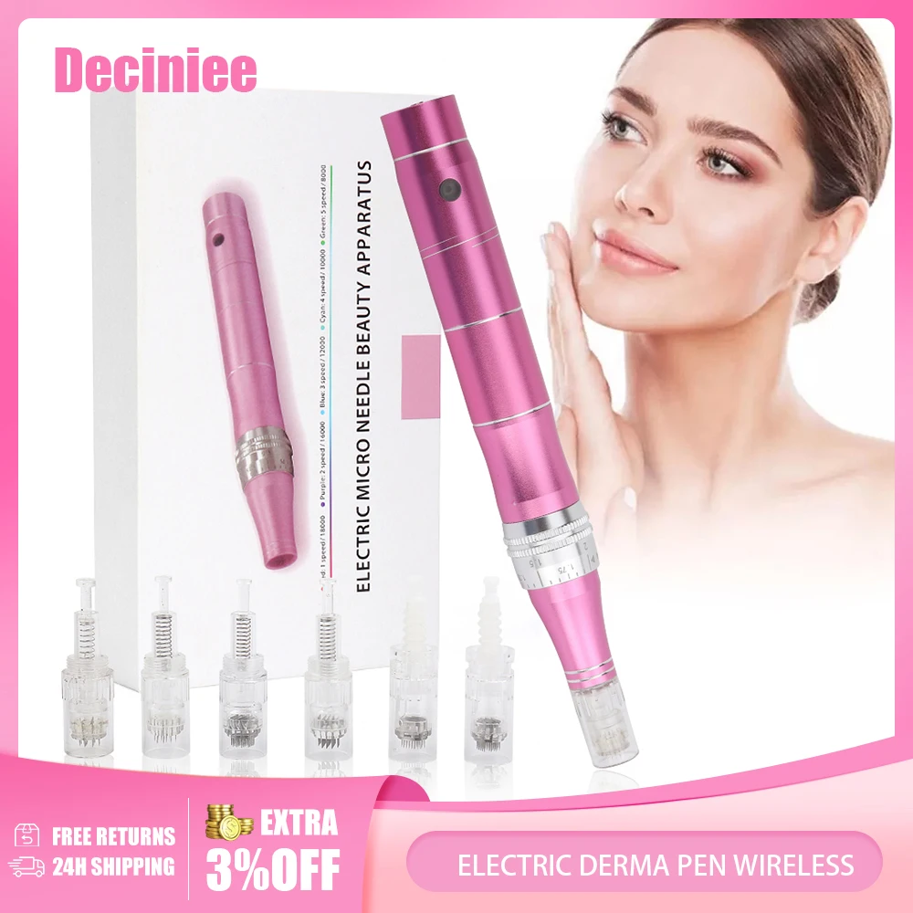 Electric-Derma-Pen-Wireless-Skin-Care-Machine-Device-Professional ...