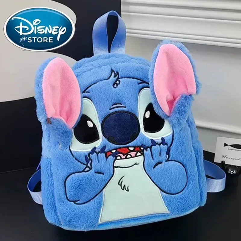 New-Disney-Plush-Backpack-Ins-Japanese-Blue-Stitch-Funny-Cartoon-Large ...
