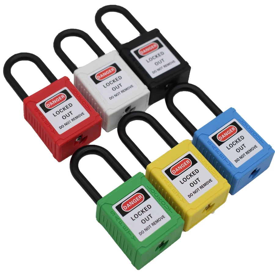 Industrial-Safety-Padlock-LOTO-lockout-Nylon-Engineering-lock-Personal ...