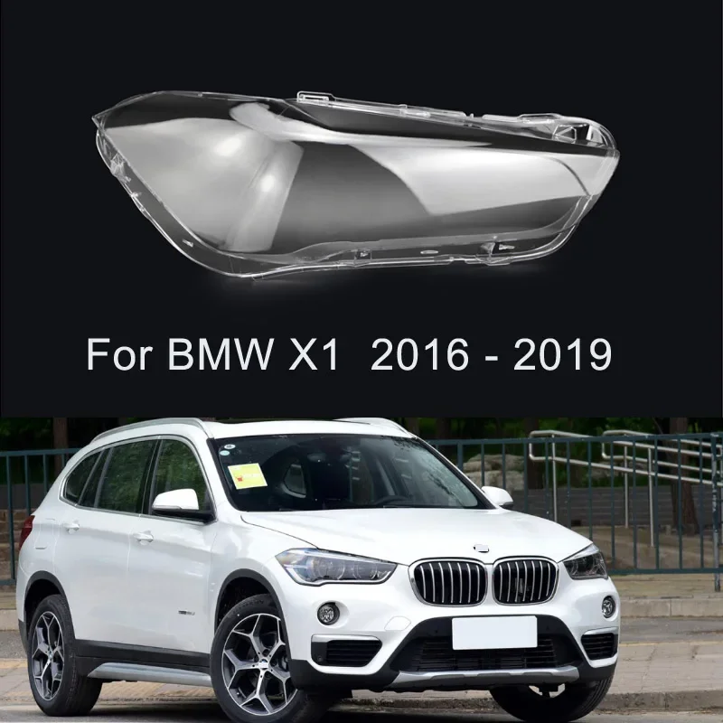 For BMW X1 F48 F49 2016 2017 2018 2019 Car Headlight Clear Lens Head ...