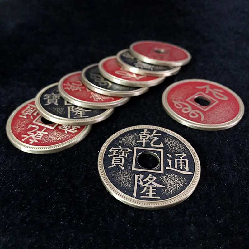 Super-Chinese-Coin-Set-by-Oliver-Magic-Tricks-Morgan-Size-Coin-Vanish ...