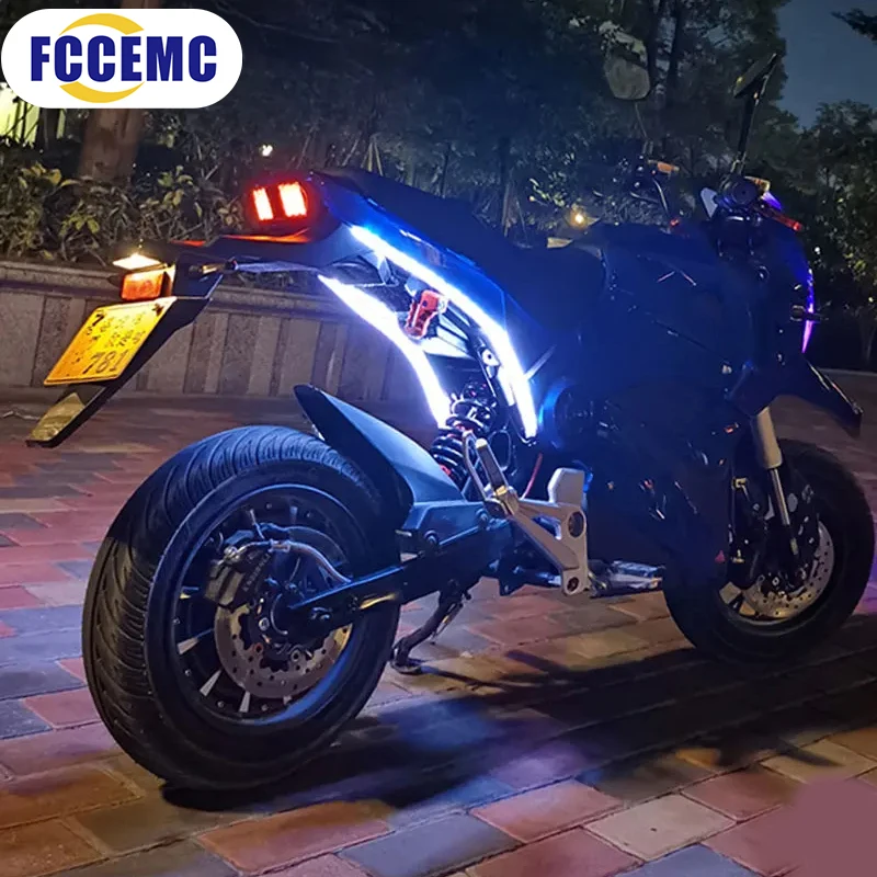 Motocicleta-Turn-Signal-LED-Lights-Luzes-diurnas-Luz-traseira-Decora-o ...