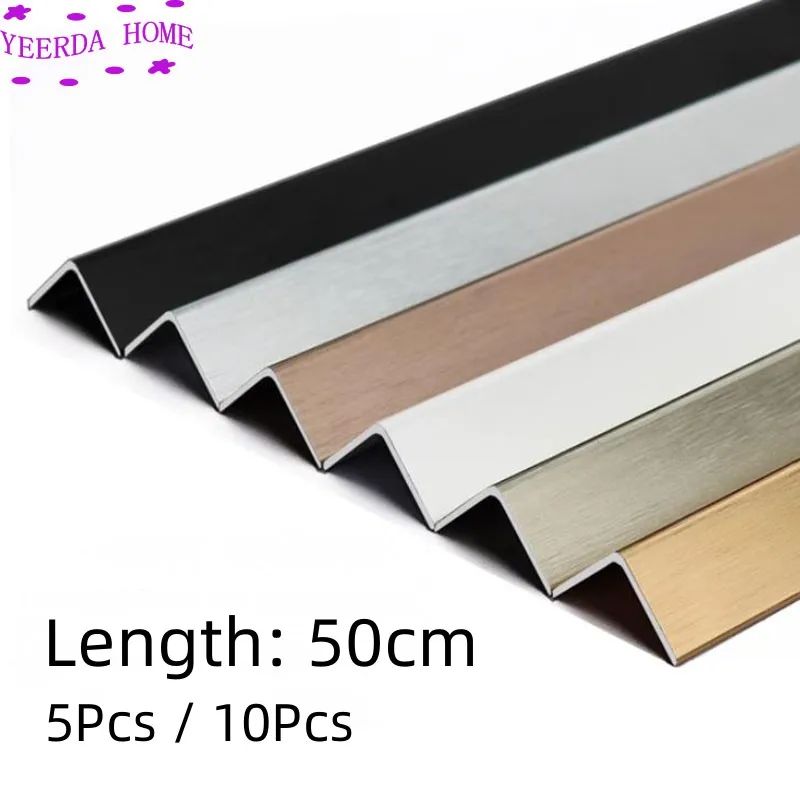 50cm-Length-Corner-protection-strips-Aluminum-alloy-metal-wall ...