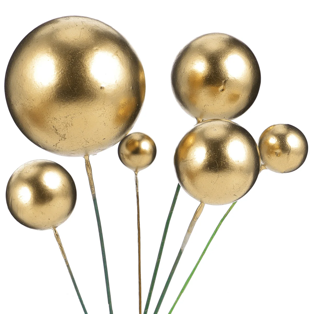 Cake-Topper-Ball-Balls-Dessert-Decorations-Picks-Decoration ...