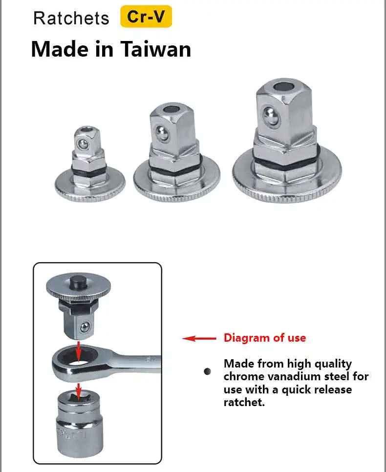 1-4-Wrench-Adapters-Regular-Wrench-Into-Socket-Wrenches-Torque-Wrenches ...
