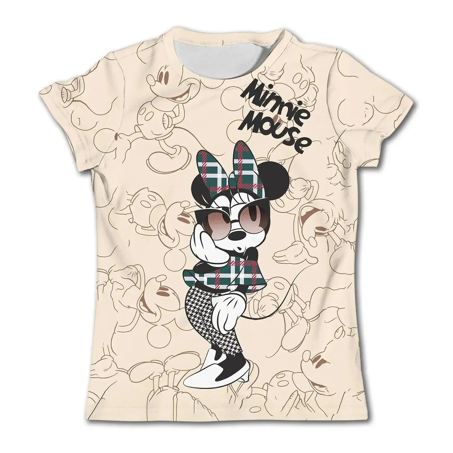 Disney-Kawaii-Minnie-Mouse-T-shirts-3-14-Ys-Girls-T-Shirt-Kids-Girl ...