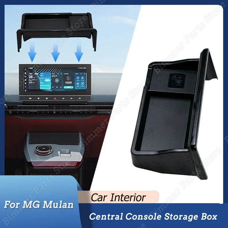 For-MG-Mulan-Car-Interior-Central-Console-Navigation-Screen-Storage-Box ...