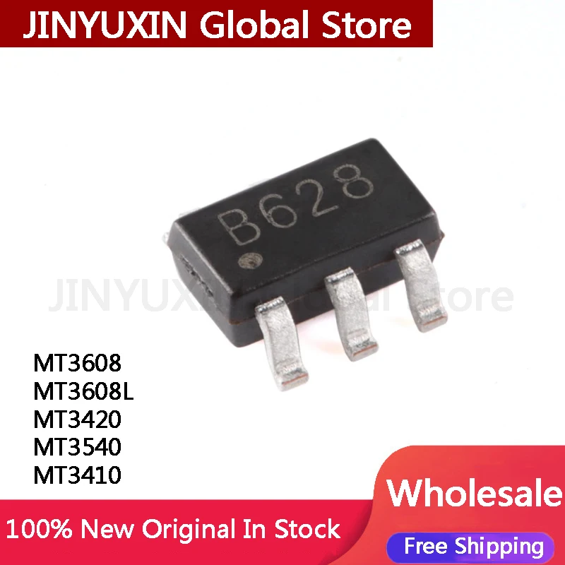 Chip IC de piezas, 50 SOT23-6, MT3608, MT3608L, MT3420, MT3540, MT3410 ...