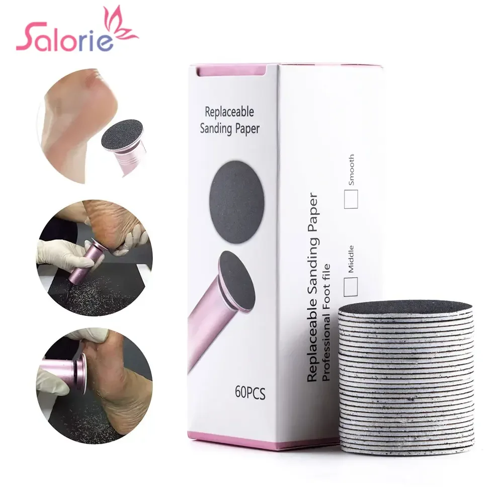 60Pcs-set-Foot-Dead-Skin-Sandpaper-Disk-For-Electric-Nail-File-Callus ...