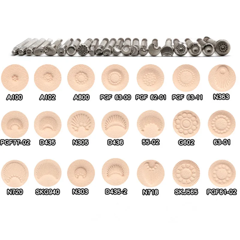1Pcs-DIY-Leather-Craft-Alloy-Metal-Matting-Tool-Fishskin-Stamps-Tool ...