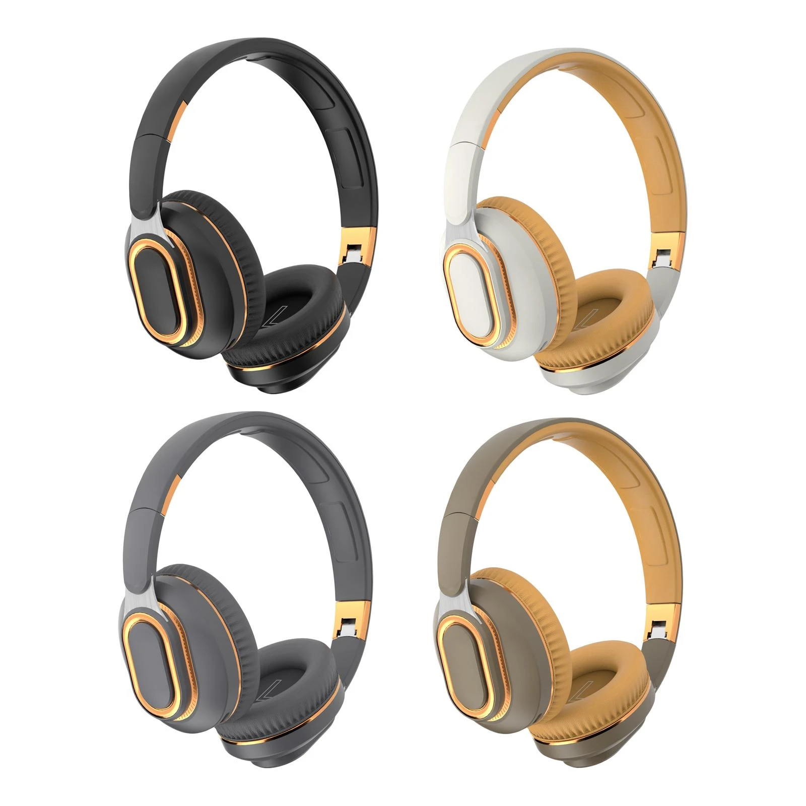 Gaming Headset Bluetooth V5.0 Wireless 16H Built in Mic AUX / TF ...