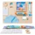 Liqu Montessori Busy Board For Toddlers-educational Wooden Weatherboard ...