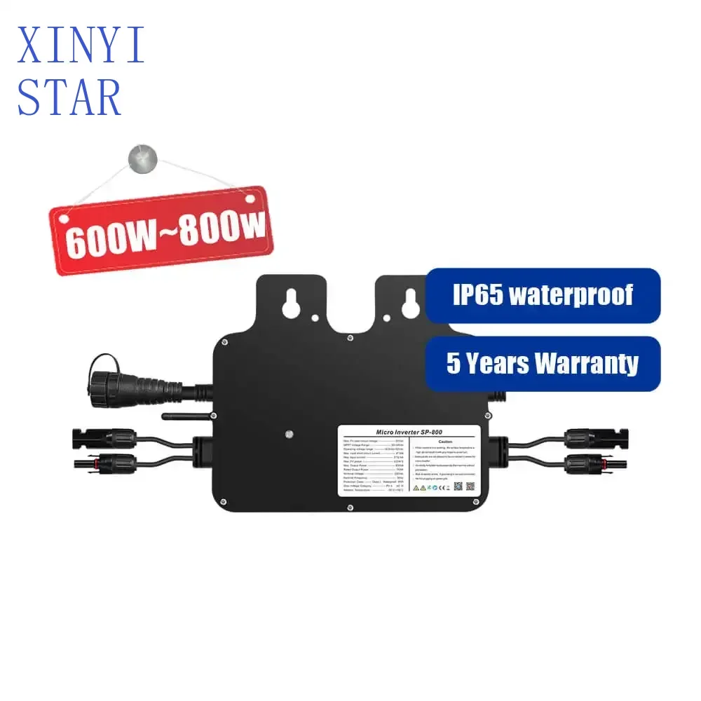 Micro Inverter 800W Solar System Zero Power Feed VDE IP65 Waterproof On ...