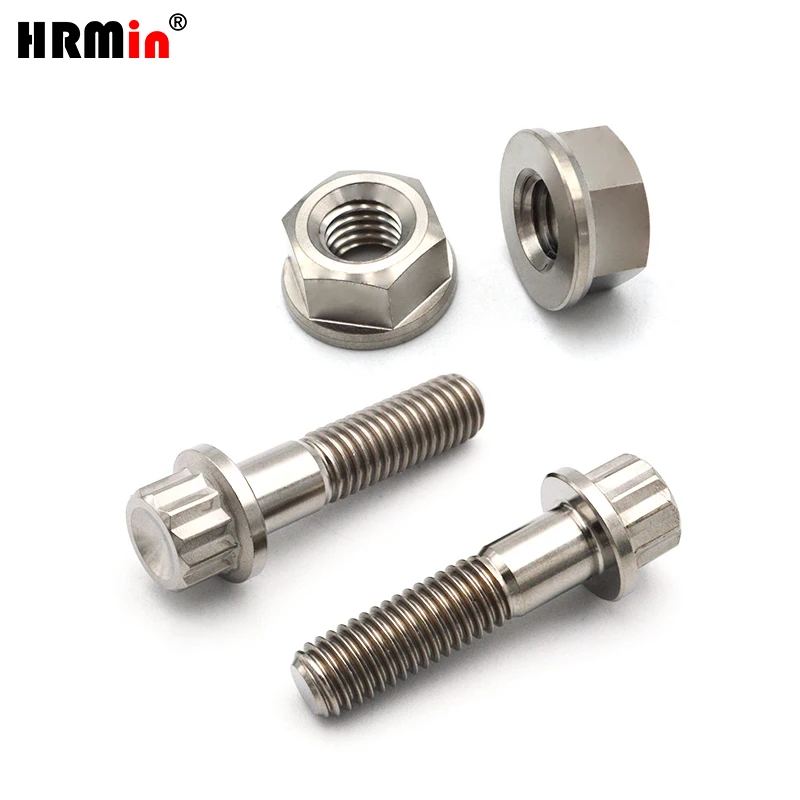 HRMin-Modular-Wheel-Bolt-Gr-5-Titanium-12-Point-BBS-Split-Rim-Flange ...