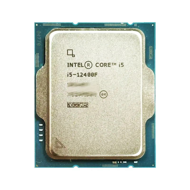 Intel Core i5 12400F I5-12400F New CPU processor LGA 1700 , but without ...
