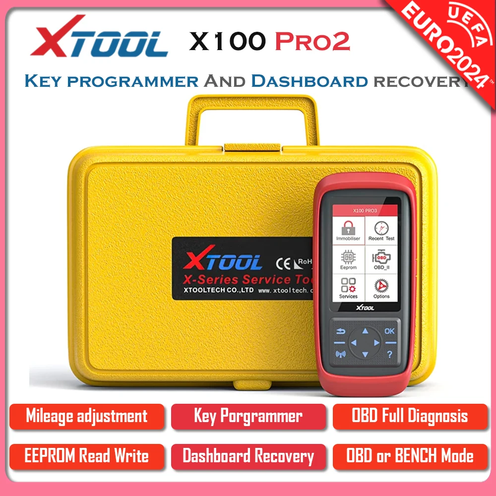 XTOOL-X100-Pro2-Auto-OBD2-Automotive-Scanner-Key-Programmer-X100PRO-Car ...