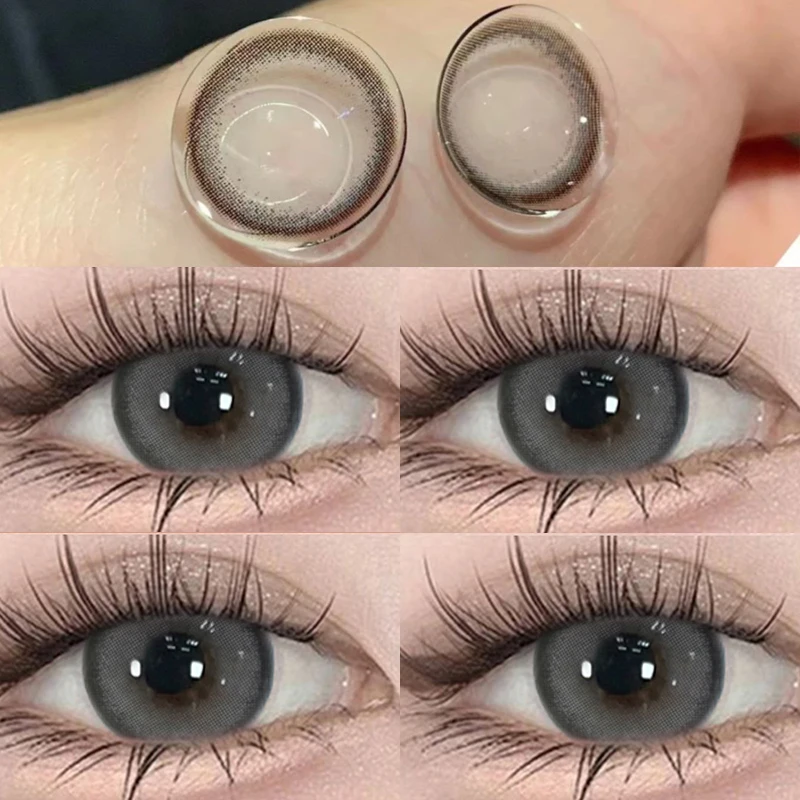 YIMEIXI-2Pcs-Color-Colored-Contact-Soft-Circular-Lenses-Beauty-Pupil ...