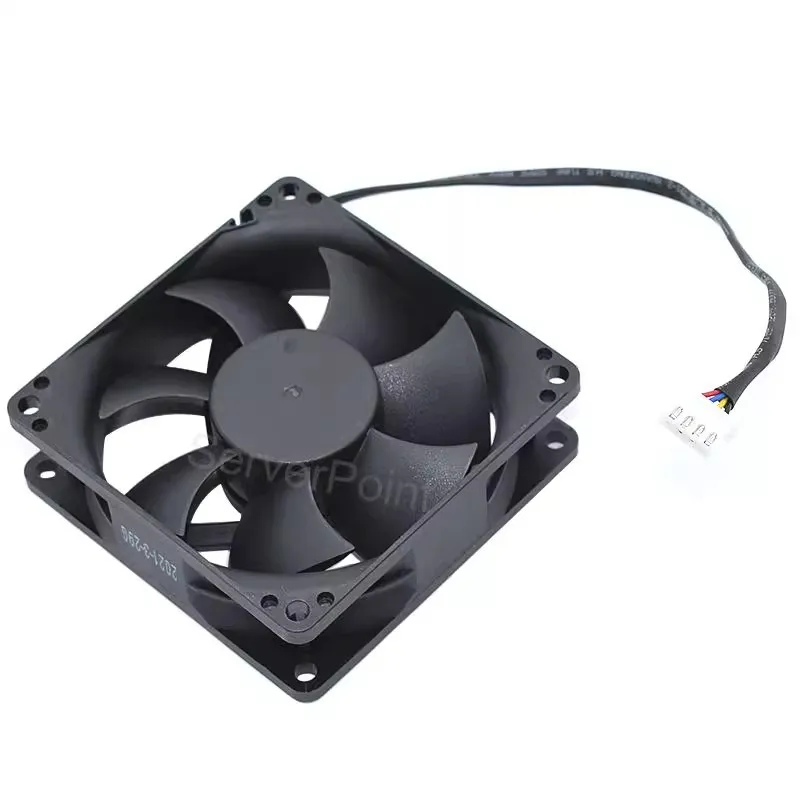 original EFC-08E12W 12V 0.70A 8cm 8025 4-wire PWM temperature ...