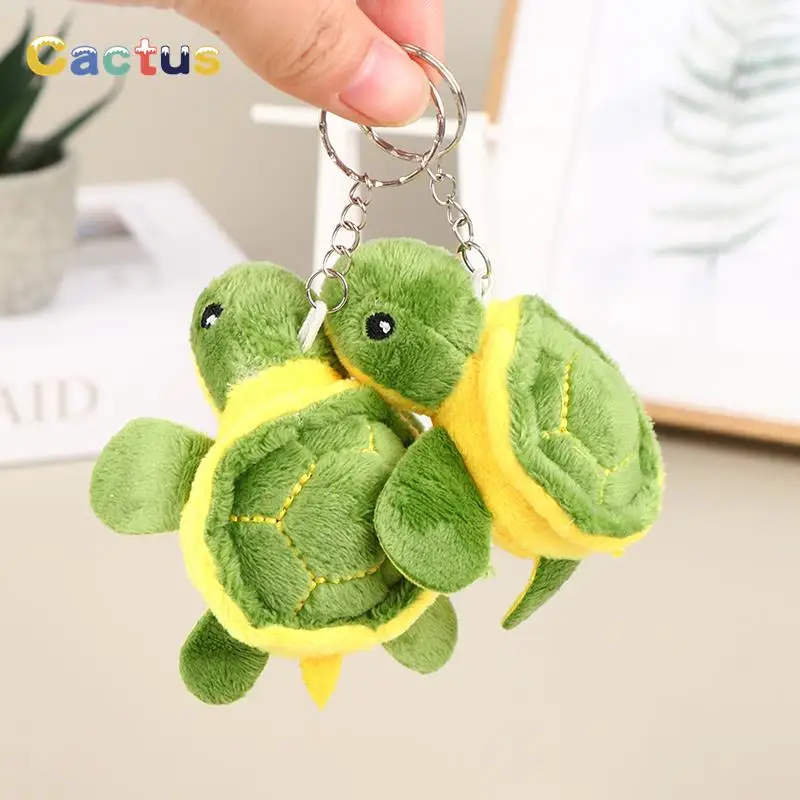1Pc-10CM-Cute-Turtle-Doll-Stuffed-Doll-Cartoon-Soft-Plush-Toy-Keychain ...