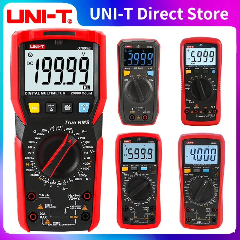 Multímetro digital UNI-T ut89xd ut89x ut890c ut890d + ut123 ut123d ...
