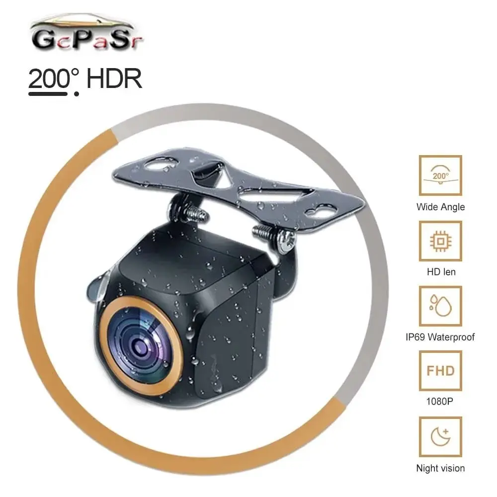 1080P-For-Car-AHD-Reverse-Camera-200-Degree-Fisheye-Golden-Lens-Full-HD ...