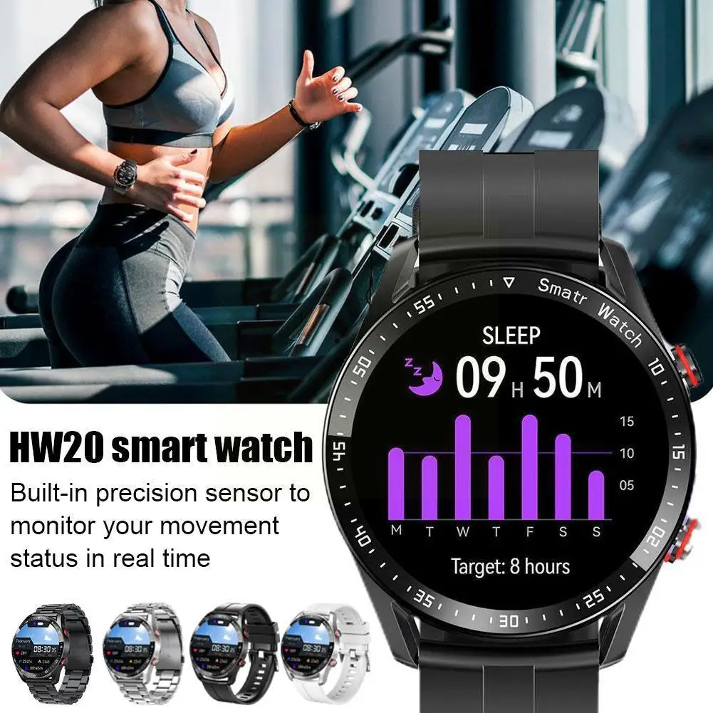 HW20-Smart-Watch-ECG-PPG-Business-Stainless-Steel-Strap-Bluetooth-Call ...
