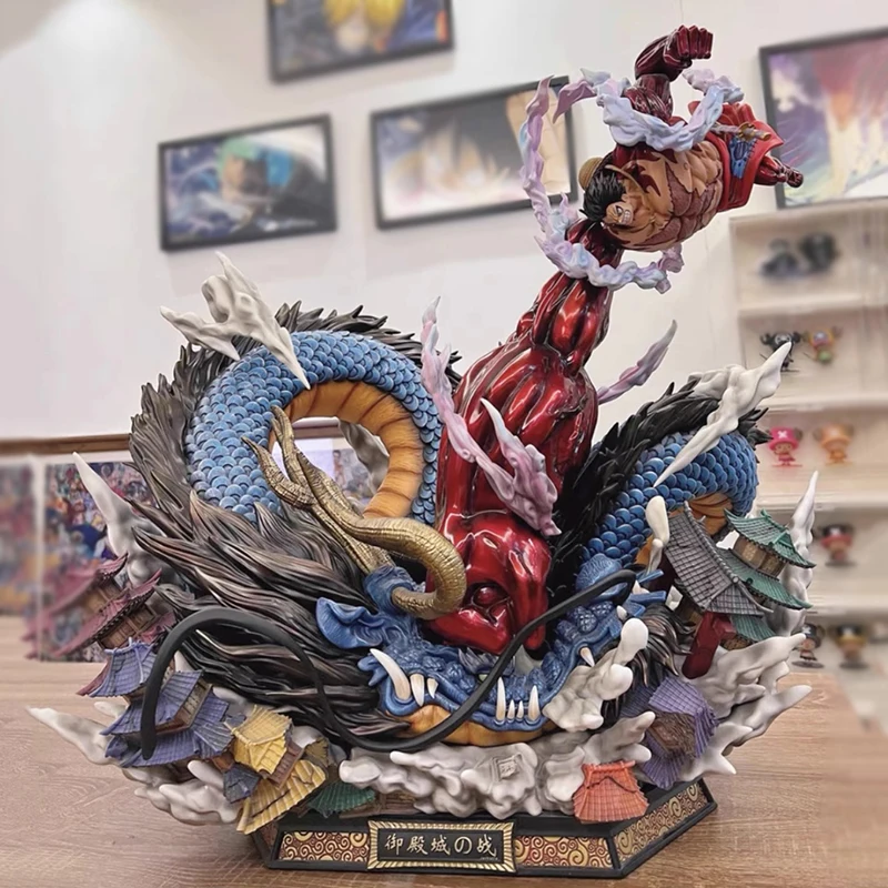 One-Piece-Figures-Kaido-VS-Luffy-Action-Figures-Gear-4-Snake-Man-Monkey ...