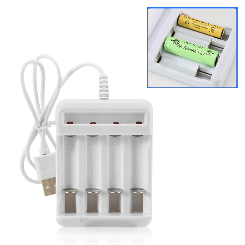 Universal-4-slots-USB-Output-Battery-Charger-For-AA-AAA-Rechargeable ...