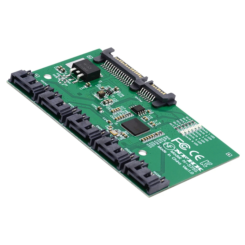 Chenyang-SATA-3-0-6Gbps-1-to-5-Splitter-Ports-HUB-Adapter-Converter-PM ...