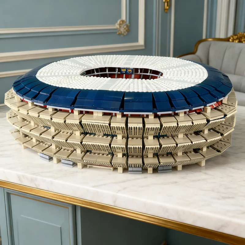 9964pcs MOC New Camp Nou 1 500 Icons Model Building Blocks Architecture ...