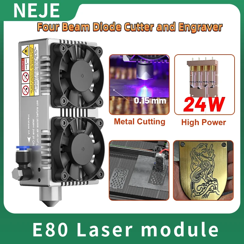 NEW-NEJE-E80-Laser-Module-Laser-Head-450nm-Blue-Laser-TTL-Module-Laser ...