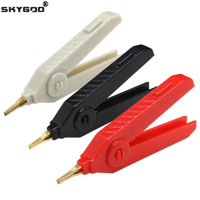 1pcs LCR Resistance Clip DIY Tools Copper 20A Opening 12mm Duckbill ...