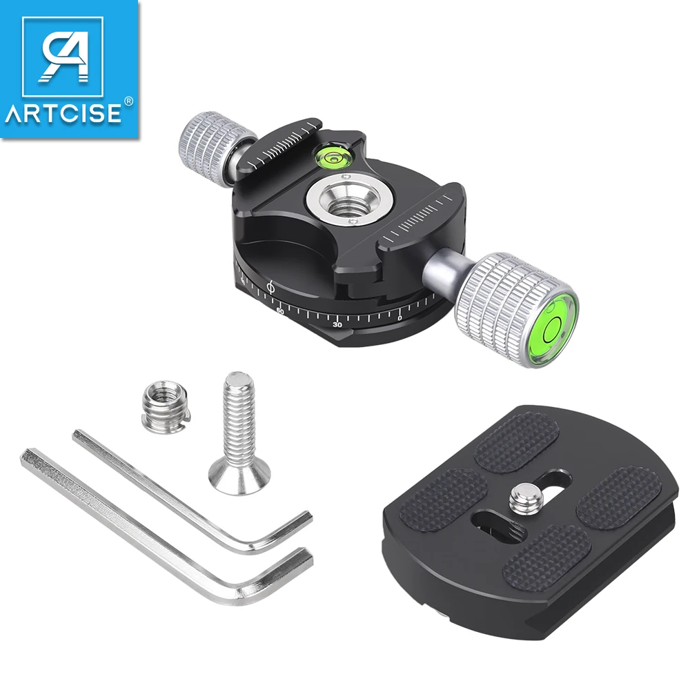 ARTCISE-Kit de abrazadera de placa de liberación rápida, aleación de ...
