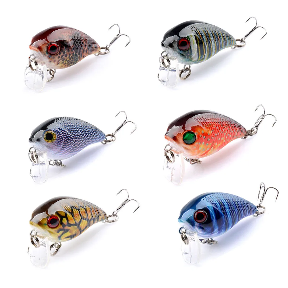 Artificial-Wobbler-Luya-Bait-4-3Cm-3-5g-4-Fish-Hook-CrankBait-Floating ...
