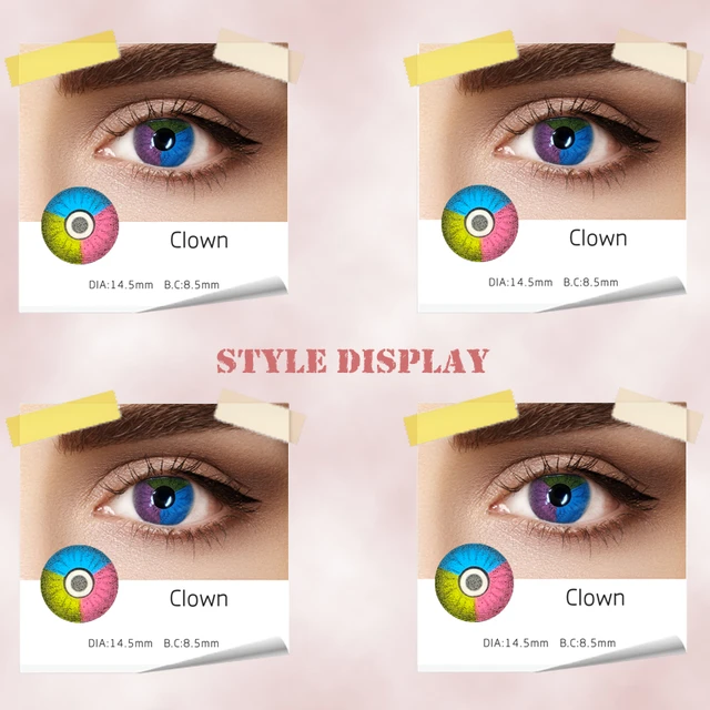 Scary Clown Contact Lenses