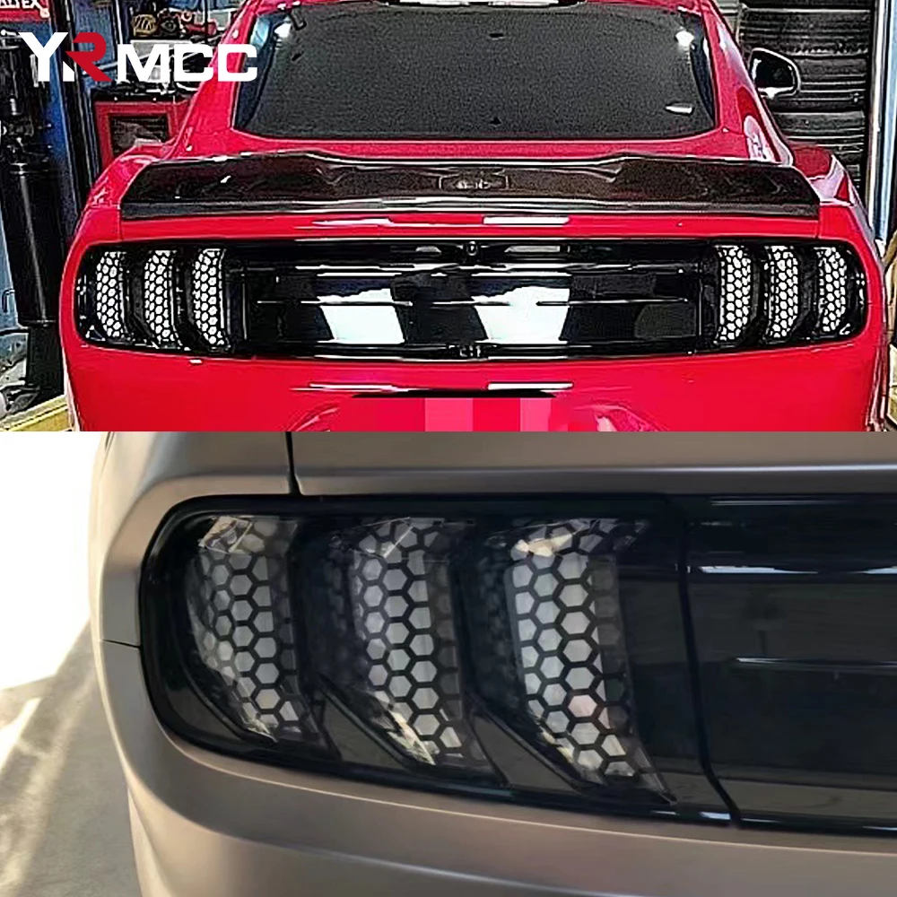 Car-Light-Stickers-Universal-Black-Honeycomb-Car-Headlight-Taillight ...