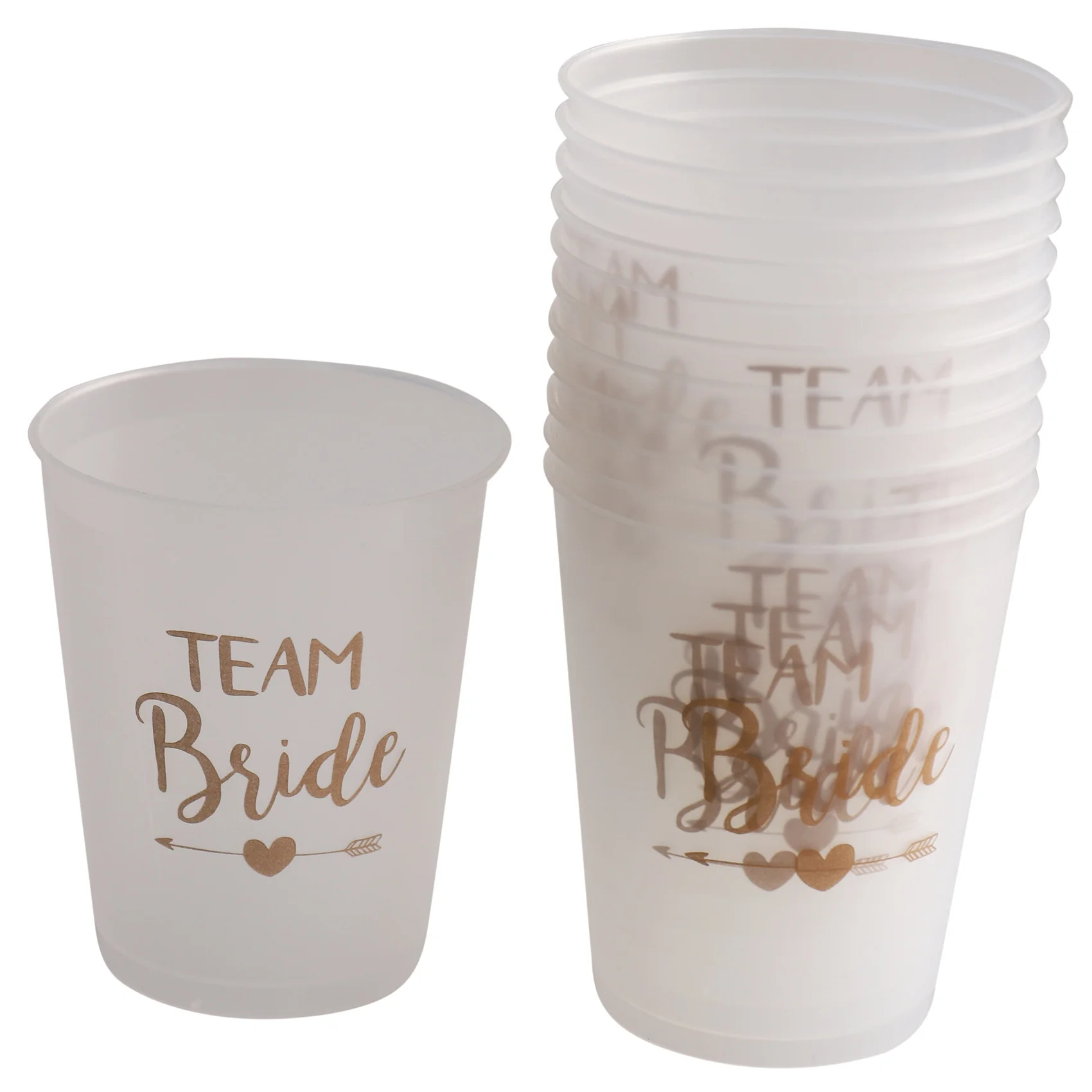 12Pcs-Team-Bride-Plastic-Cup-Hen-Party-Translucent-Cups-Set-Bride ...