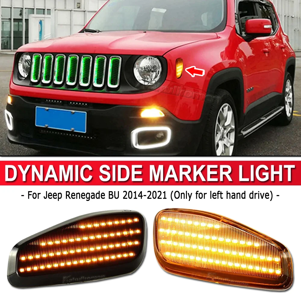 Luz-Led-de-posici-n-lateral-delantera-para-Jeep-Renegade-BU-l-mparas-de ...