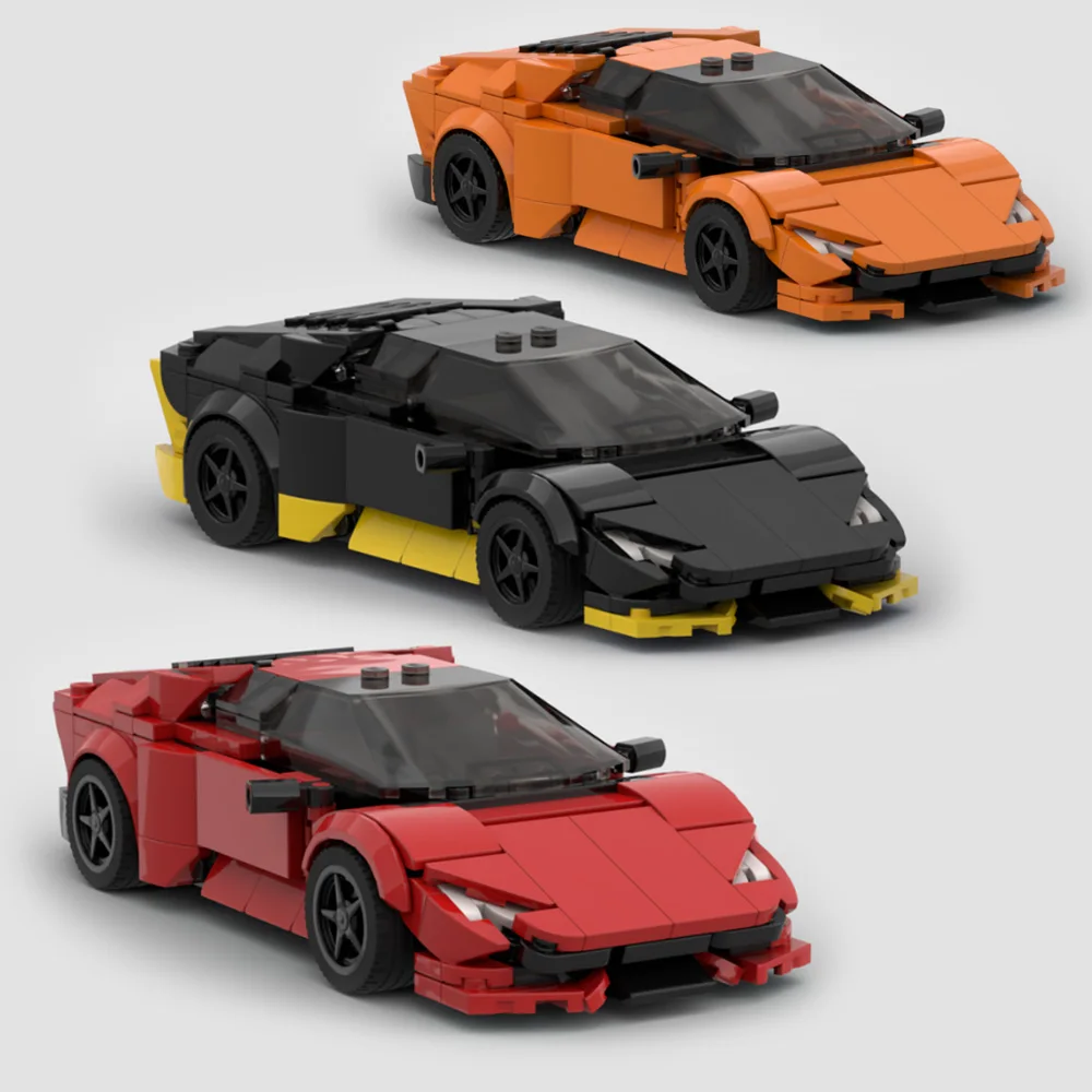2022-new-MOC-super-Racing-Car-Lambo-Hurricane-Bricks-Champions-Sports ...