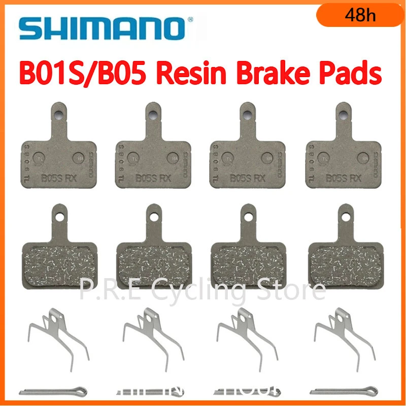 1/2 Pairs B01S B05S Resin Pad Bicycle Disc Brake Pads for Shimano MT200 ...