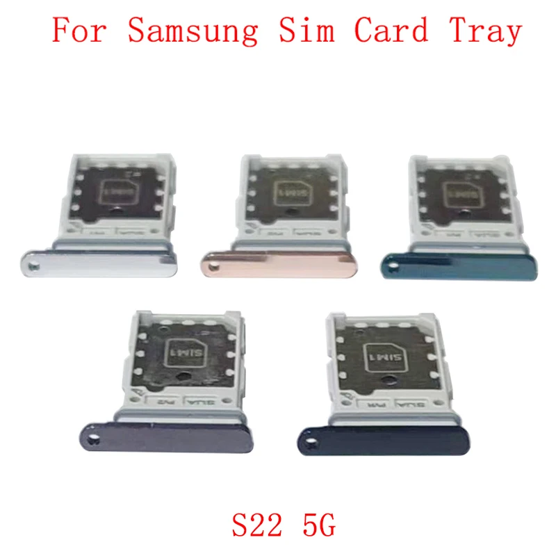 SIM Card Tray SIM Card Slot Holder For Samsung S22 5G S901 S22+ 5G S906 ...