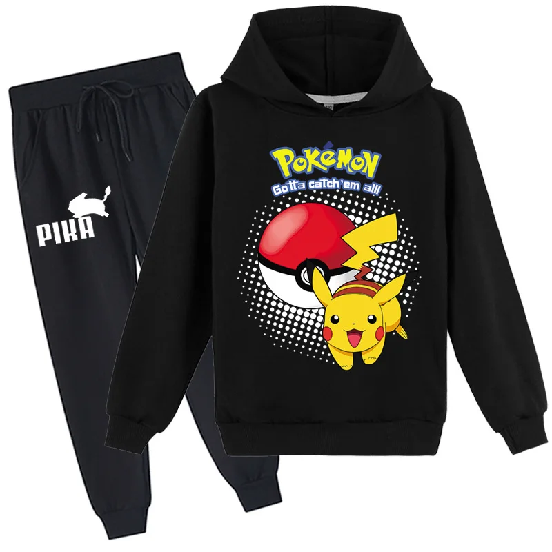 Conjunto De Ropa De Dibujos Animados De Pokemon Pikachu Para Niño ...