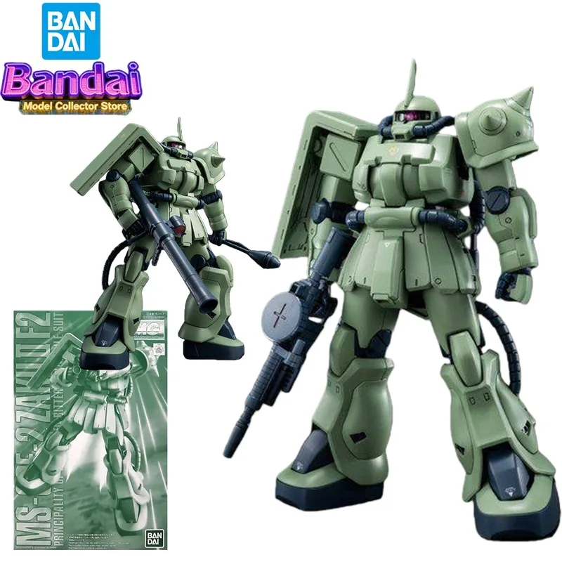 Original Bandai MG 1/100 MS-06F-2 Zaku Action Figures Zaku Ⅱ Type F2 ...