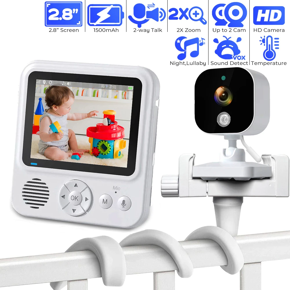 2-8-IPS-Screen-Electronic-Baby-Monitor-with-Camera-and-Audio-HD-Night ...