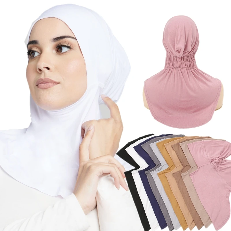 Modal-Cotton-Muslim-Women-Jersey-Headscarf-Hijab-Underscarf-Ninja-Hats ...