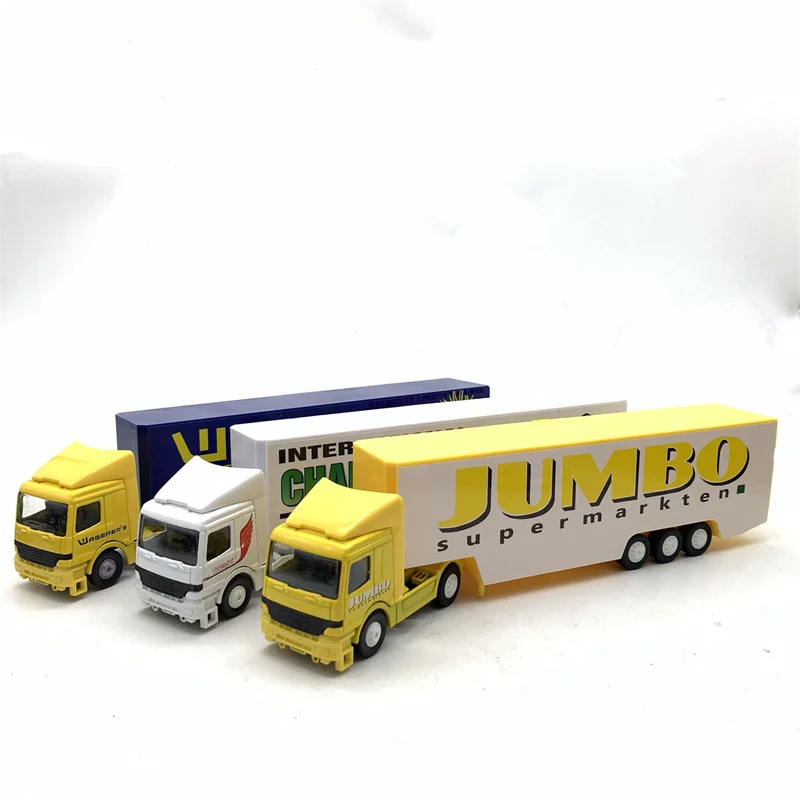 1/64 Scale Car Model Container Truck Diecast Alloy Car Model Miniature ...